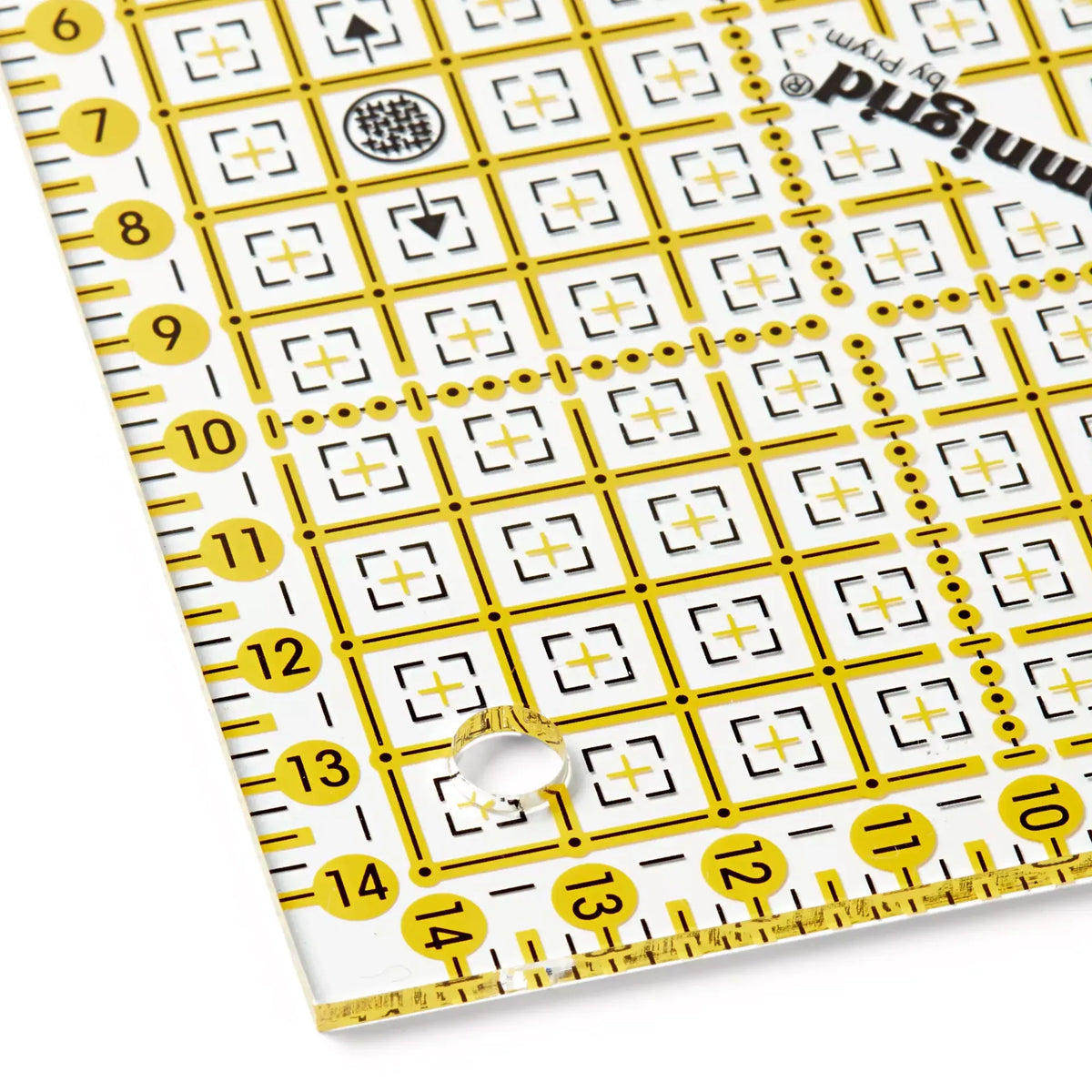 Prym Omnigrid Triangle Ruler 15cm | Half Square Triangle Quilting Tool NZ