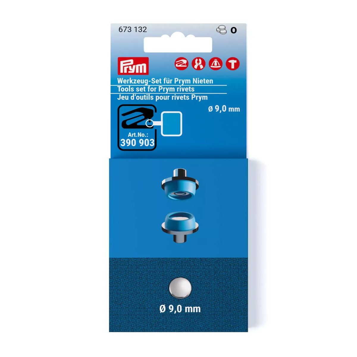 Prym Tools Set for Rivets 9 mm | Rivet Installation Kit NZ