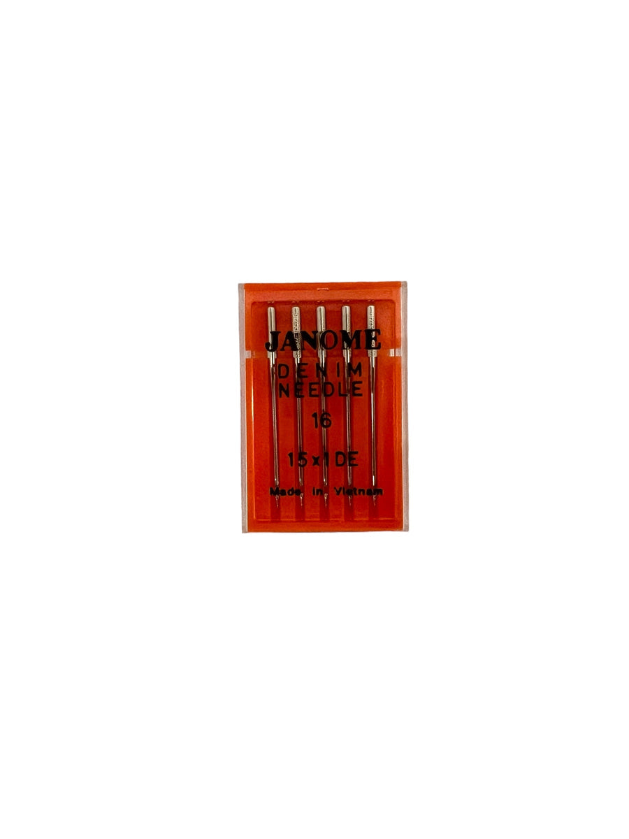 Janome Denim Needles - Size 16. 15x1DE – Direct Sewing Machines & Supplies