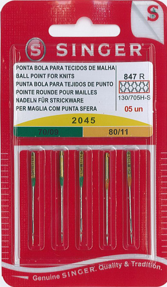 Singer Knit Fabric Needles Assorted