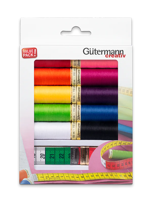 Gutermann Sew All Thread Set with Measuring Tape