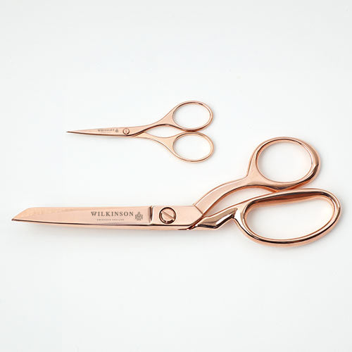 Wilkinson 2 Piece Rose Gold Plated Fabric Scissor Set