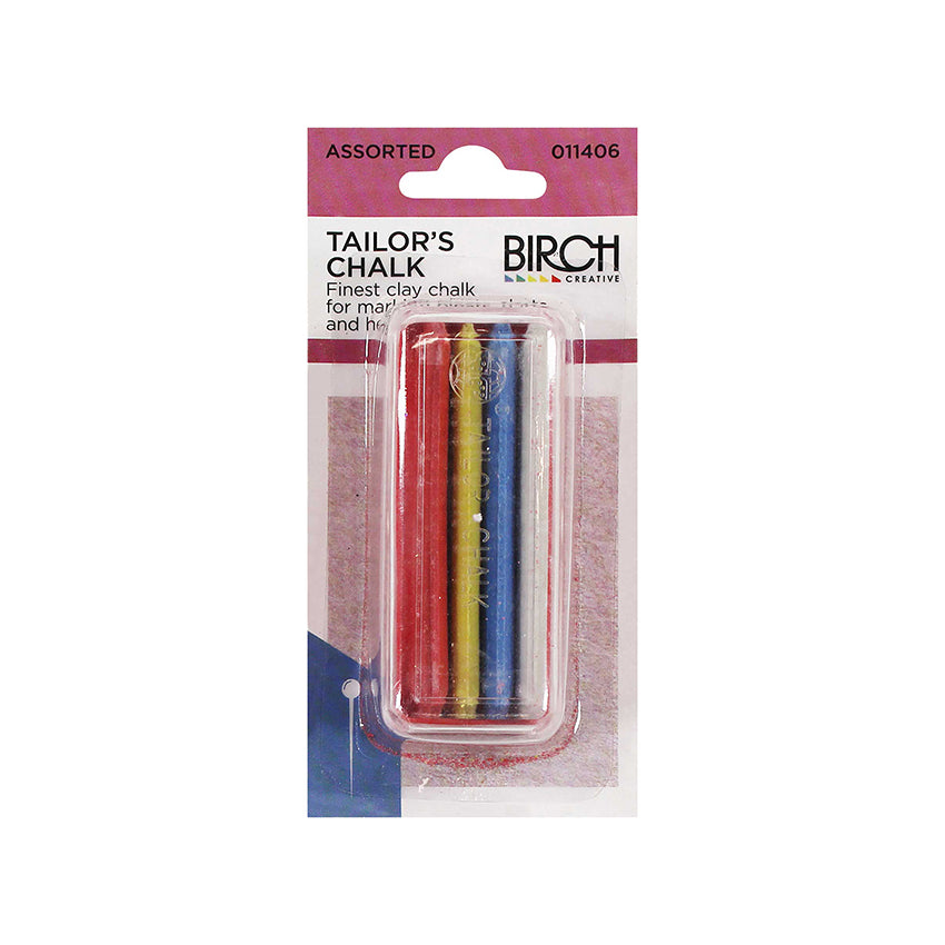 Tailor's Chalk - 4pcs Pack (Assorted colours)